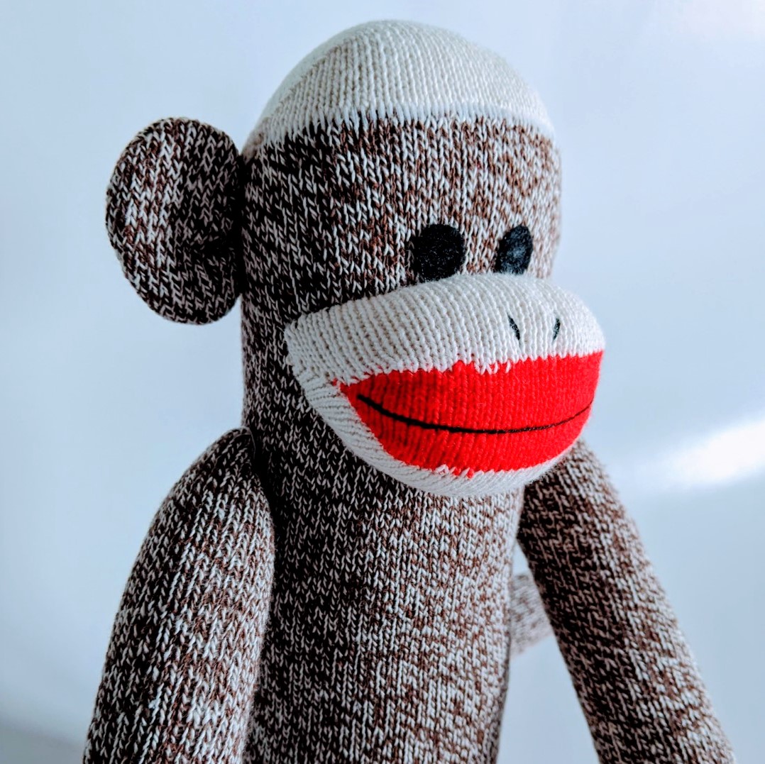 Brown Sock Monkey – Traditional Rockford Red Heel